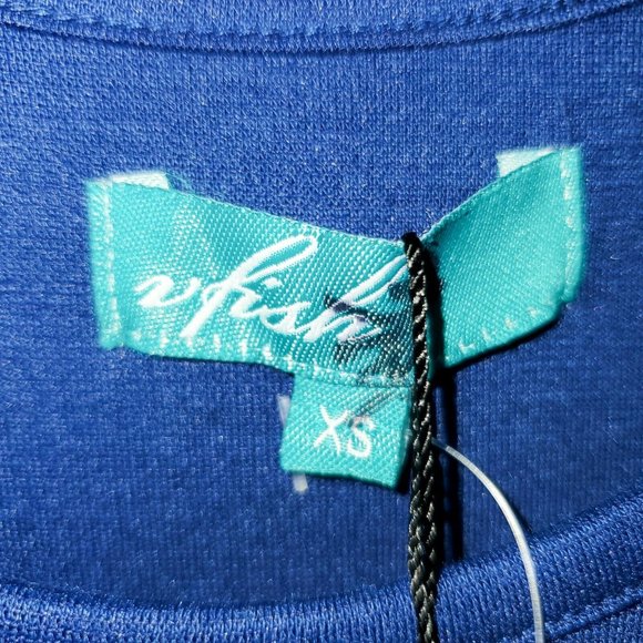 vfish | Dresses | Vfish Nwt Designer Royal Blue Sleeveless Dress Xs ...